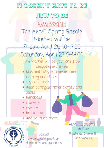 AIWC Spring Resale Event - Cancer Support Switzerland